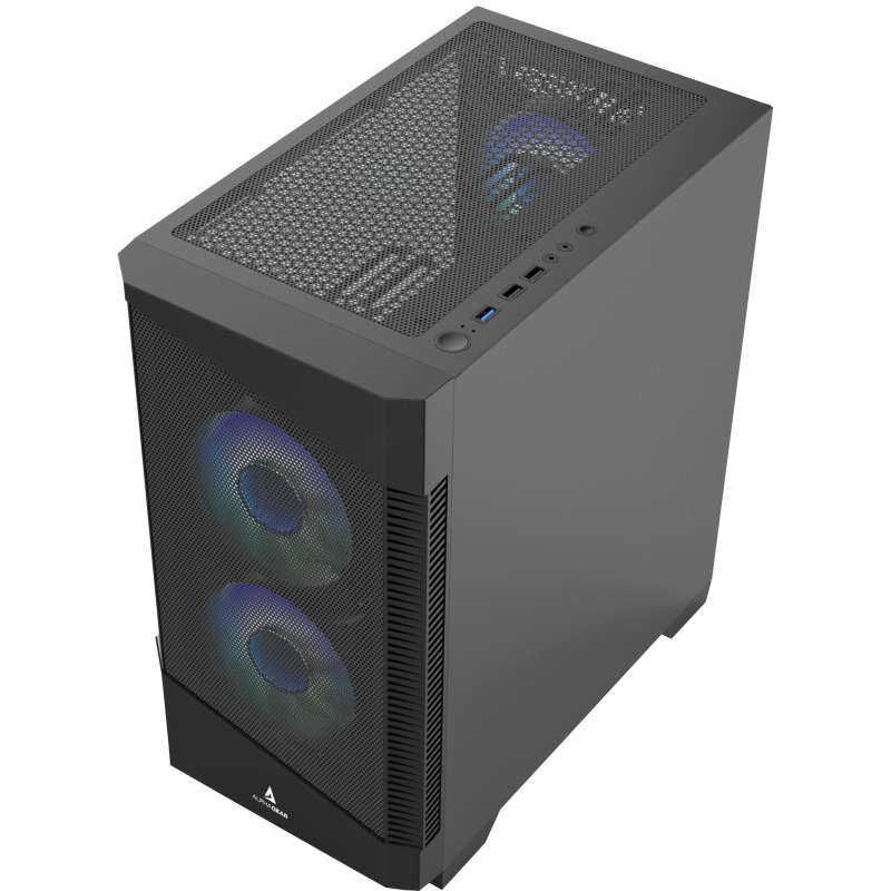Carcasa ALPHAGEAR Monarch RGB black - PC Garage