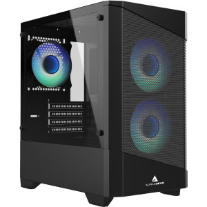 Carcasa ALPHAGEAR Monarch RGB black - PC Garage