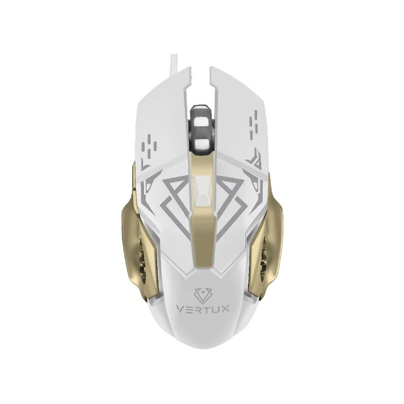 Mouse Gaming Vertux Drago White - PC Garage