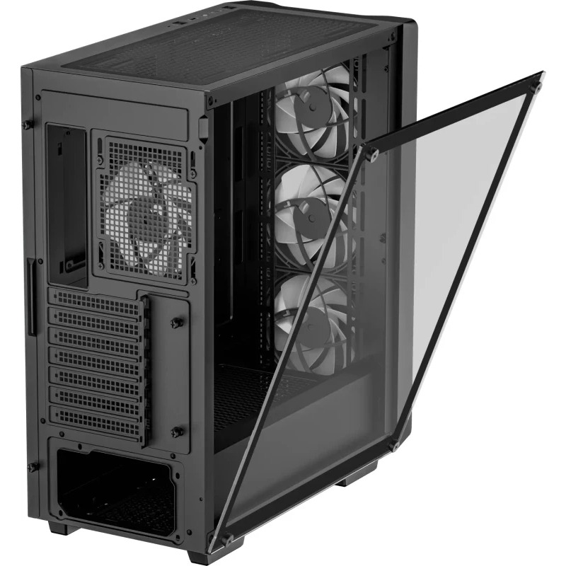 Carcasa Deepcool CC560 V2 black with blue fans - PC Garage