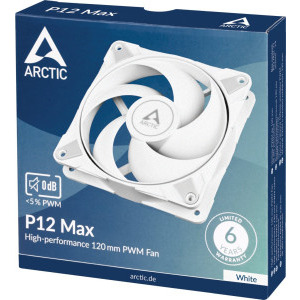 Ventilator ARCTIC AC P12 Max PWM, 120mm, White - PC Garage