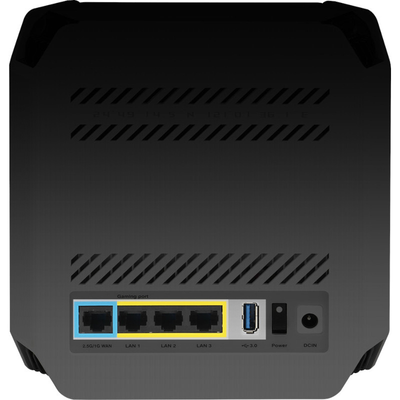 Router wireless ASUS Gigabit ROG Rapture GT6 Tri-Band WiFi 6 Black ...