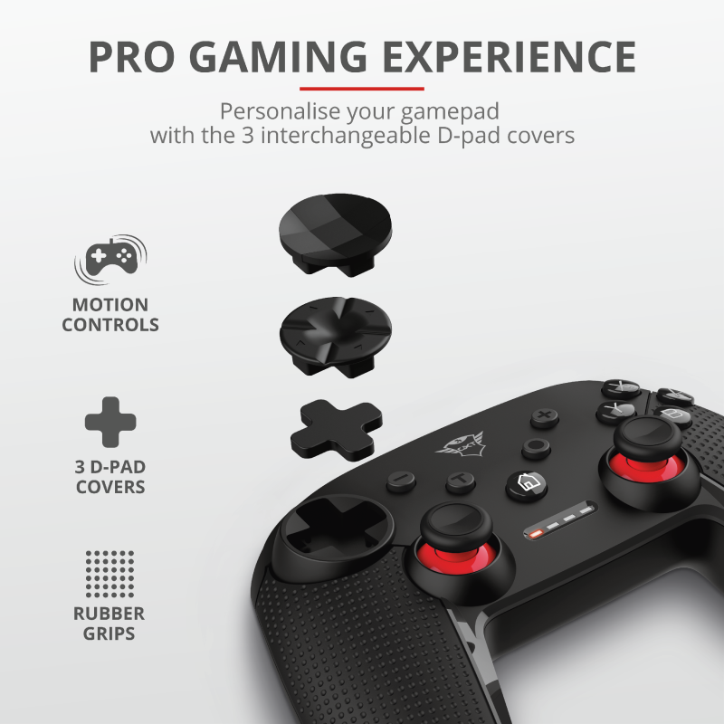 Controller Trust GXT 1230 Muta Wireless pentru PC si Nintendo Switch ...
