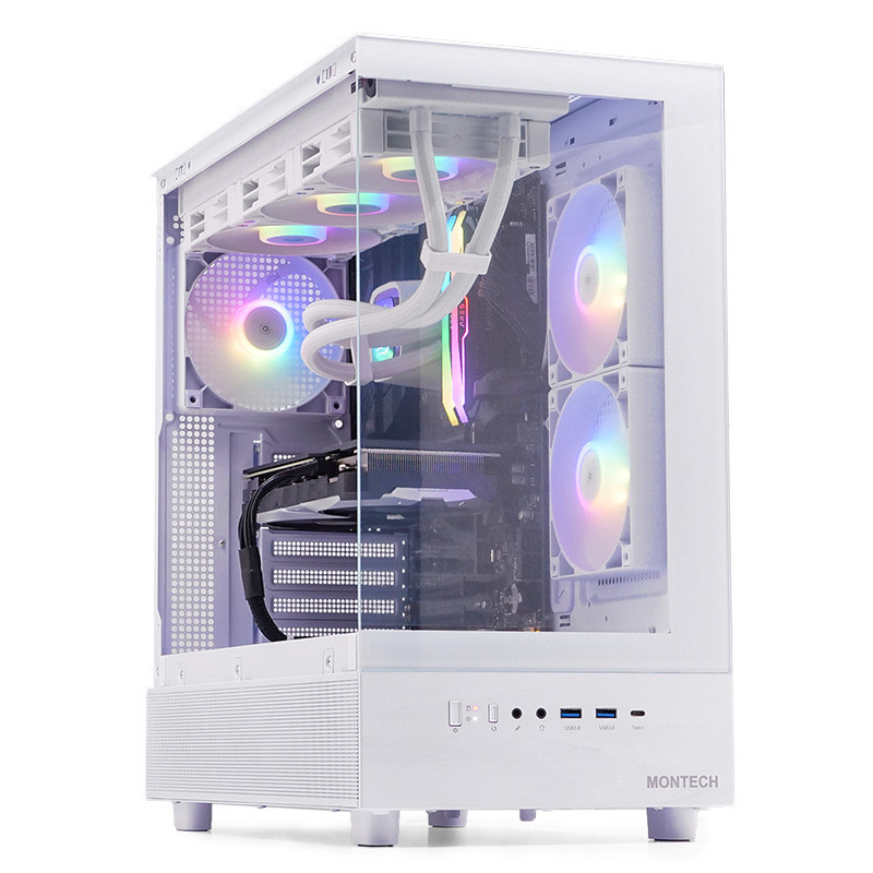 PC Gaming DRAGON Epic Elite Alb, AMD Ryzen 5 9600X 3.9GHz, 32GB DDR5 ...